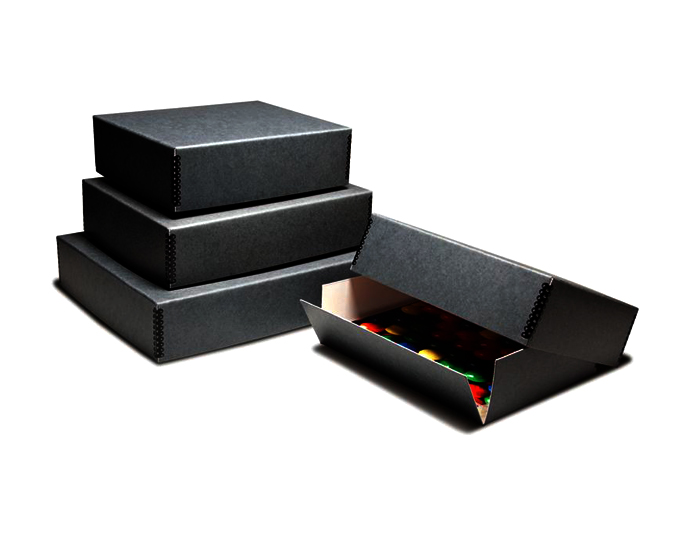 Print File | 8x10x3in. Drop-Front Metal Edge Box - Black | PRBDF810