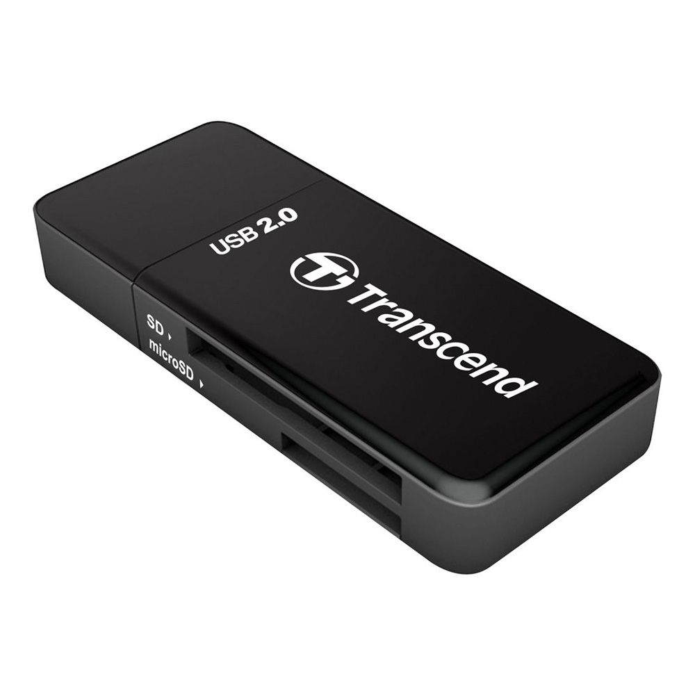 Transcend | Compact Card Reader P5 (Black) | TS-RDP5K