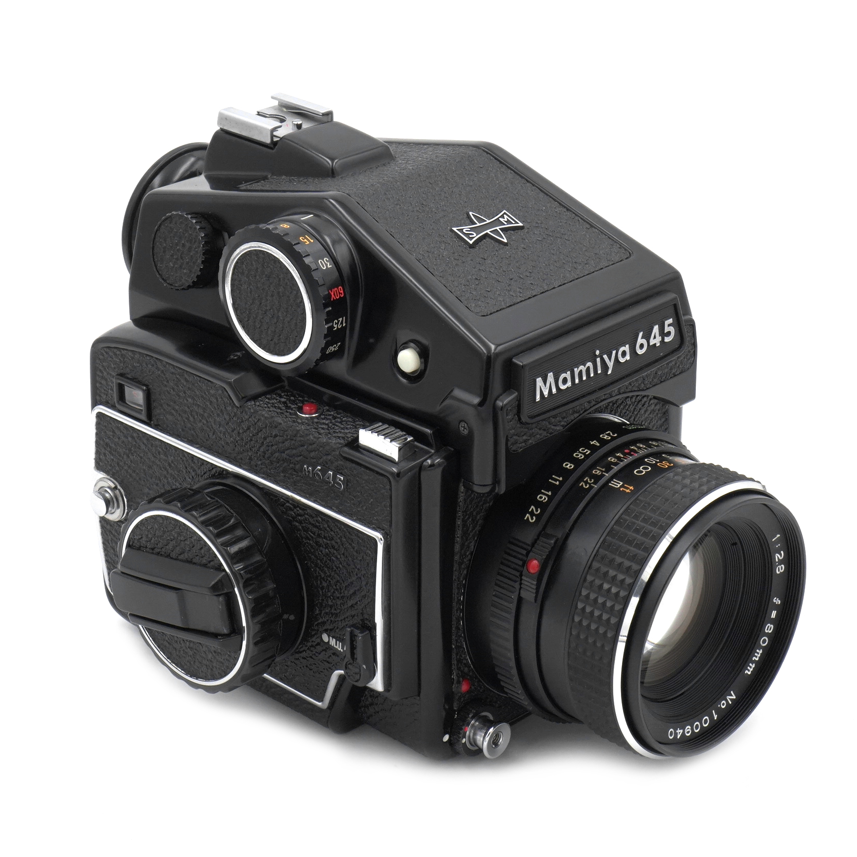 Mamiya | m645 Medium Format Camera Body w/ Sekor 80mm & 120 Back - Pre ...