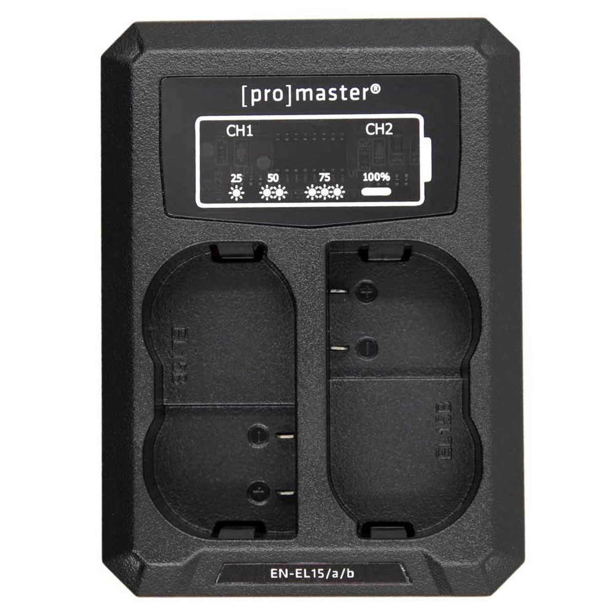 Promaster Dually Charger for Nikon EN-EL15, EN-EL15A, and EN-EL15B