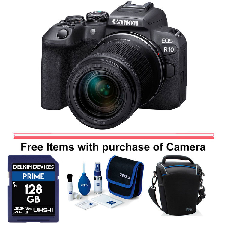 Canon EOS R10 Mirrorless Digital Camera with 18-150mm Lens