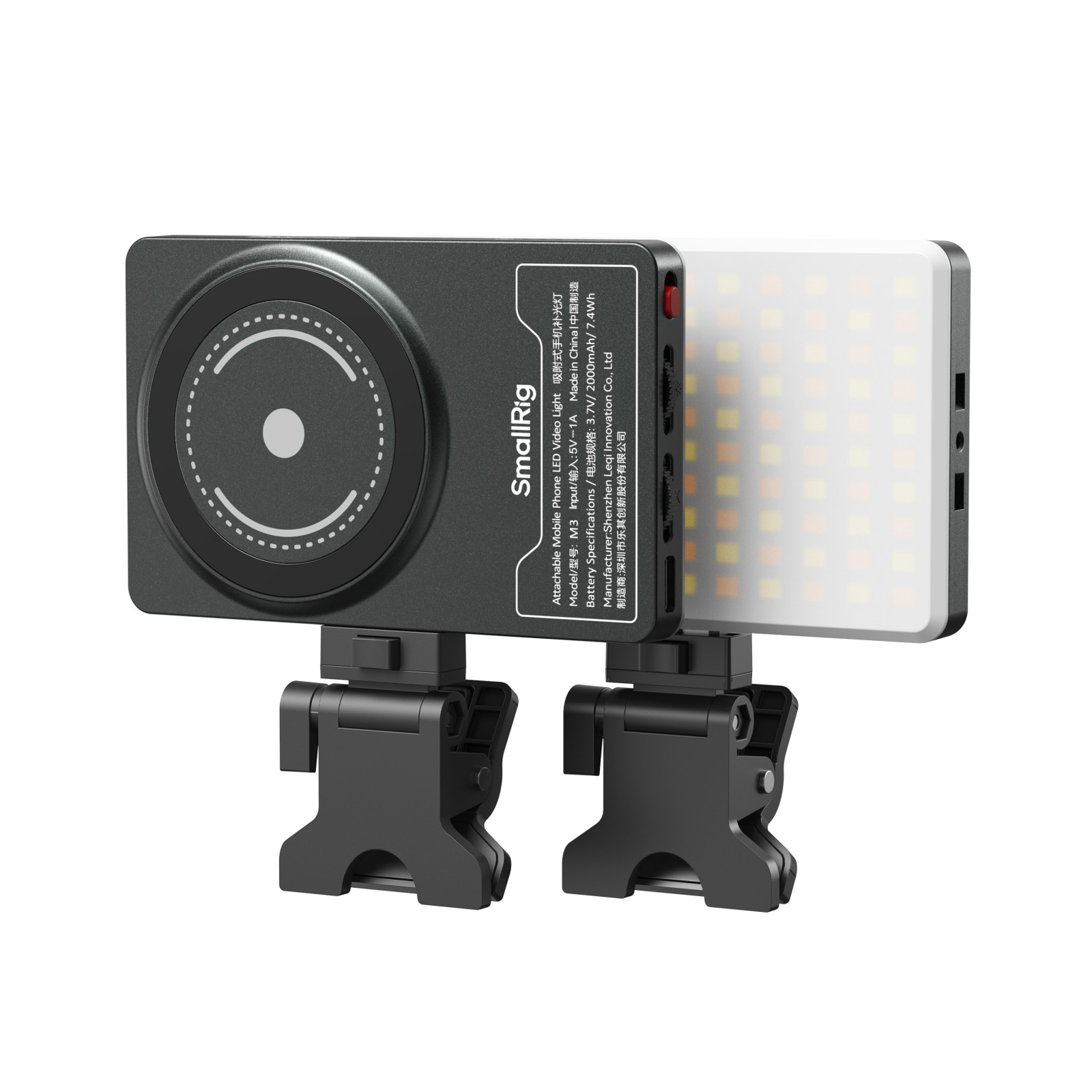 SmallRig M3 Attachable LED Video Light with Clip for Mobile Phone ...